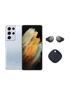 Samsung Galaxy S21 Ultra Dual Sim Silver 12GB RAM 128GB 5G Galaxy Buds ...