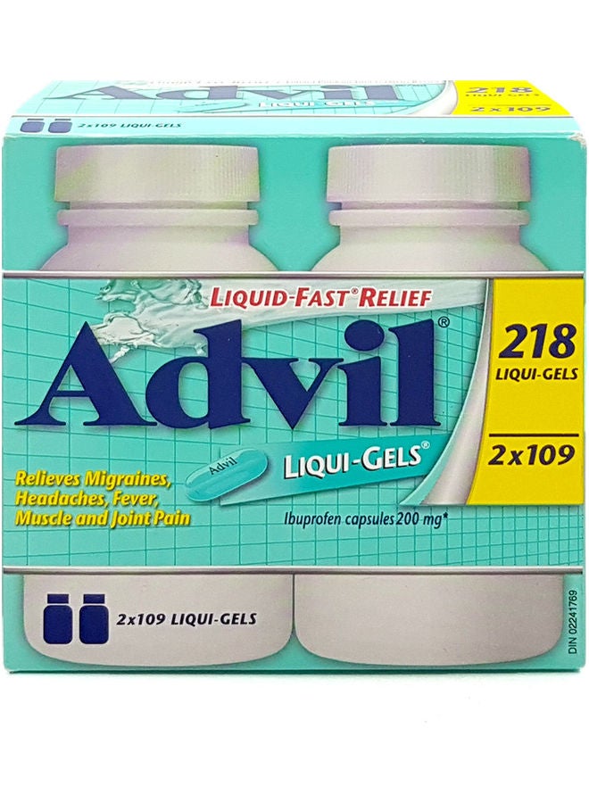 Advil 2-Pack Liqui-Gels Ibuprofen Capsules | Best Price UAE | Dubai ...
