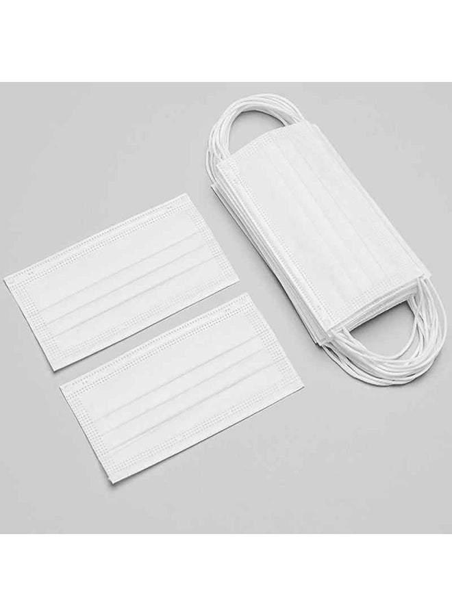 Generic 50-Piece Disposable Face Mask White | Best Price KSA | Riyadh ...