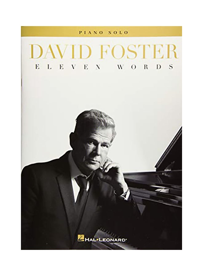 David Foster: Eleven Words - Piano Solo Songbook board_book english ...