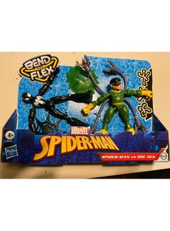 MARVEL Marvel Spider-Man Bend and Flex Black Suit Spider-Man Vs. Doc ...