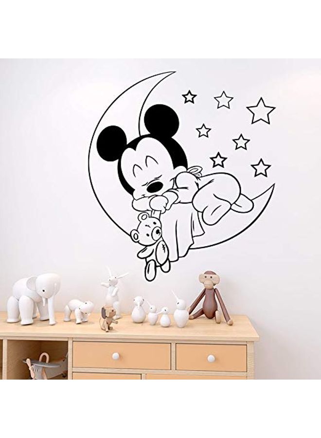 Generic Mickey Mouse Themed Wall Sticker Set Black | Best Price KSA ...