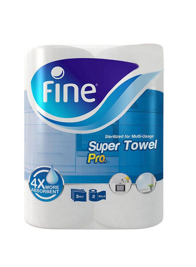 Fine Sterilized Towel Interfolded 2X More Absorbent 150 Sheets 2 Ply ...