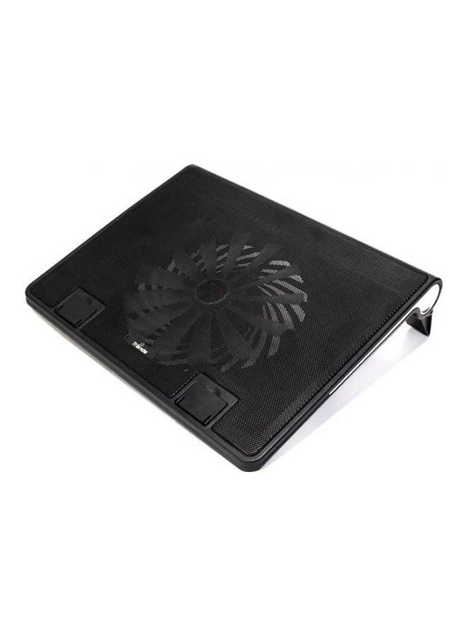Trands Laptop Cooling Pad Single Fan Slim Height Adjusting Cooler Stand ...