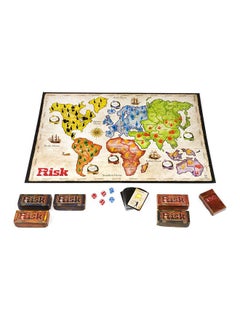 Hasbro Risk Strategic Premium Conquest Risk Board Game and Card Playset ...