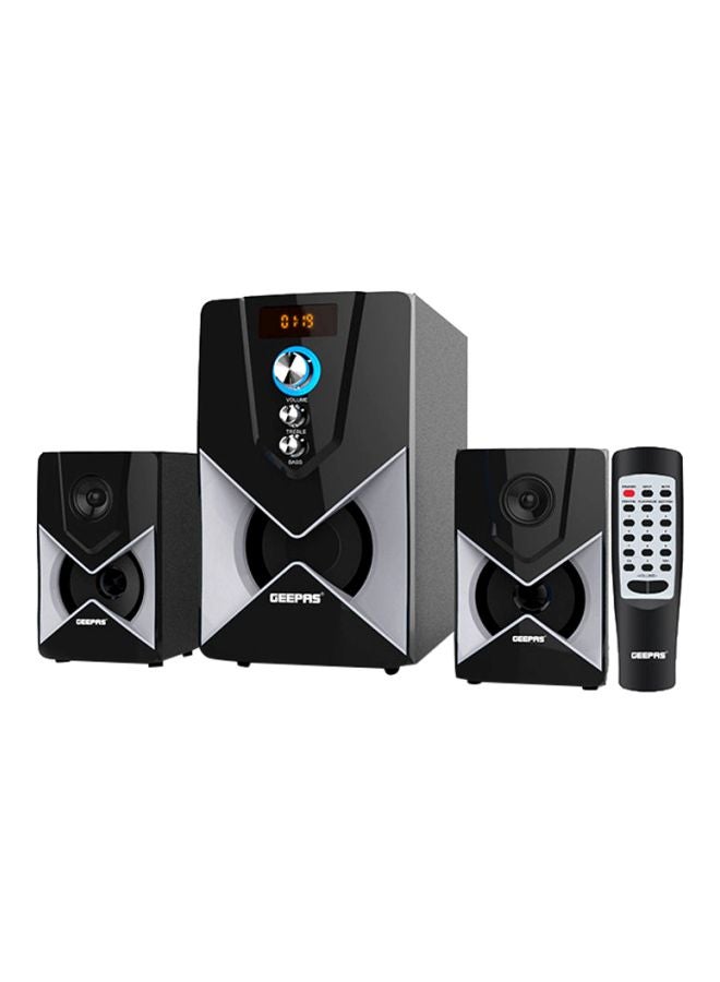 GEEPAS 2.1-Channel Multimedia Speaker System With Remote Control ...