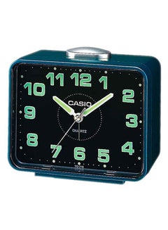 CASIO Rectangle Shape Analog Alarm Clock Blue/Silver 10.7x9x6cm | Best ...