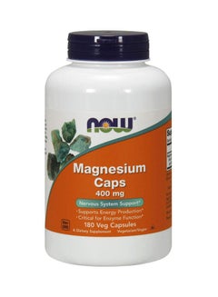 Now Foods Magnesium 400 mg 180 Capsules UAE | Dubai, Abu Dhabi