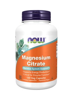 Now Foods Magnesium Citrate 120 Capsules UAE | Dubai, Abu Dhabi