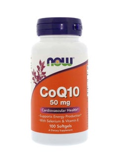 Now Foods CoQ10 With Selenium And Vitamin E 50 mg - 100 Softgels UAE | Dubai, Abu Dhabi
