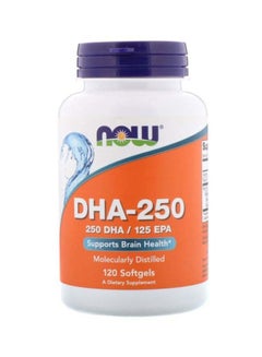 Now Foods DHA-250/EPA-125 Dietary Supplement - 120 Softgels UAE | Dubai ...