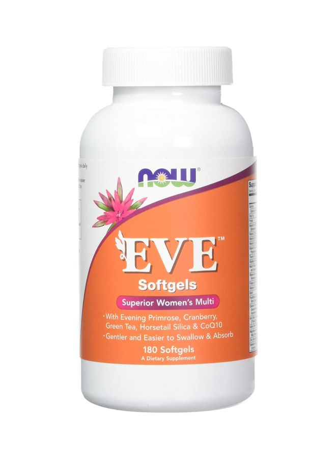 Now Foods Eve Multivitamin Dietary Supplement - 180 Softgels | Best ...