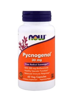Now Foods Pycnogenol 30mg Dietary Supplement - 60 Veg Capsules UAE ...