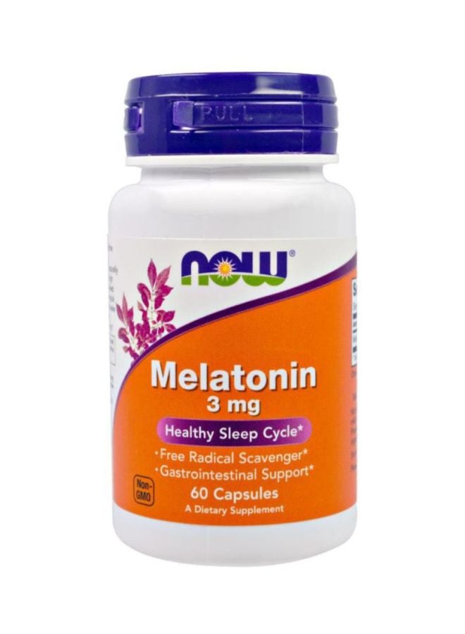 now Melatonin 3 mg - 60 Veg Capsules | Best Price Egypt | Cairo, Giza