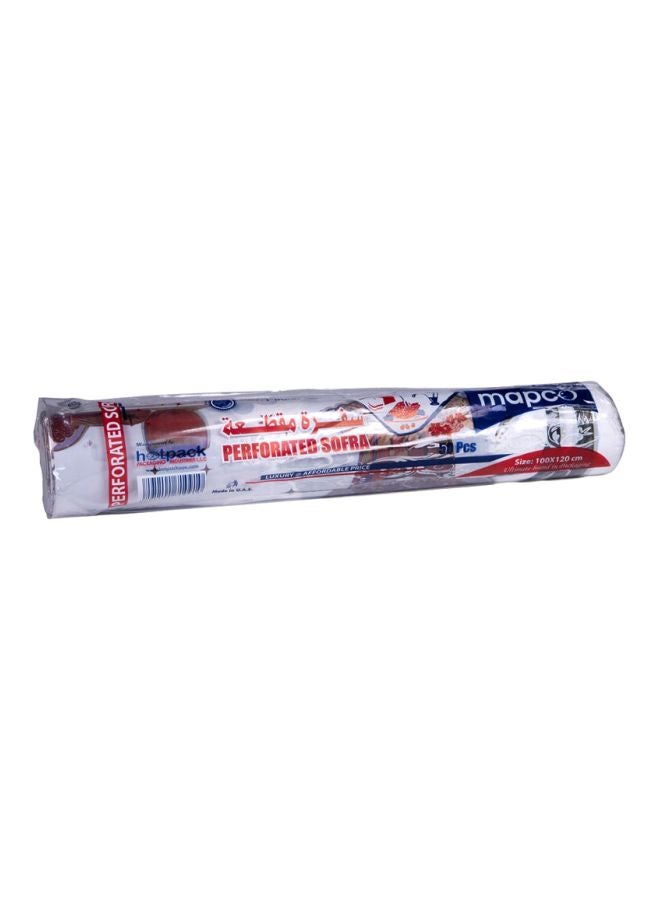 Hotpack 50-Sheet Perforated Sofra Roll Table Sheet multicolour ...