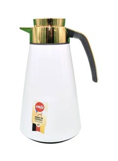 emsa Solid Design Basic Flask White/Gold 1.5L UAE | Dubai, Abu Dhabi