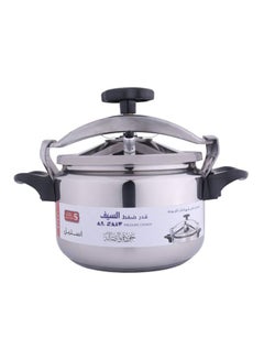 Alsaif Stainless Steel Pressure Cooker Silver/Black 11.0Liters KSA ...