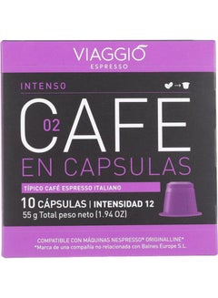 VIAGGIO ESPRESSO Cafe Viaggio Espresso Intenso 10 Unidades 55grams ...