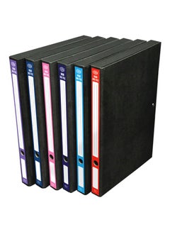 FIS 6-Piece Rigid Box File Set Black UAE | Dubai, Abu Dhabi