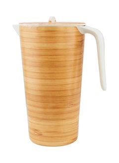 Generic Cuisine Art Bamboo Fibre Water Jug with Lid, BD-BF-56 Brown ...
