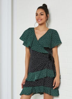 Chi-Chi London Mackenzie Wrap Dress Black | Best Price Egypt | Cairo, Giza