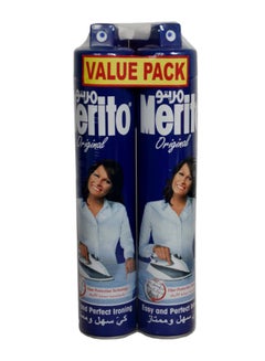 Merito Spray Starch Original 500ml Pack Of 2 Value Pack UAE | Dubai ...