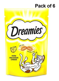 Dreamies Cheese Cat Treats Pouch 60g Pack of 6 UAE | Dubai, Abu Dhabi