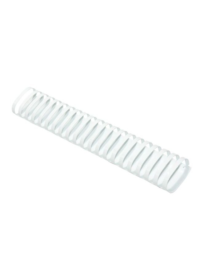 FIS 50-Piece Plastic Binding Rings White | Best Price UAE | Dubai, Abu ...