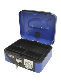 FIS Cash Storage Box With Number And Key Lock Blue/Black UAE | Dubai ...