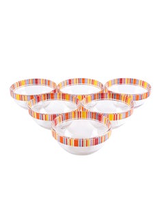 Luminarc 7-Piece Velada Stackable Salad Bowl Set multicolour Medium ...