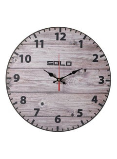 solo B437 Modern Wooden Wall Clock MultiColour 40cm Egypt | Cairo, Giza