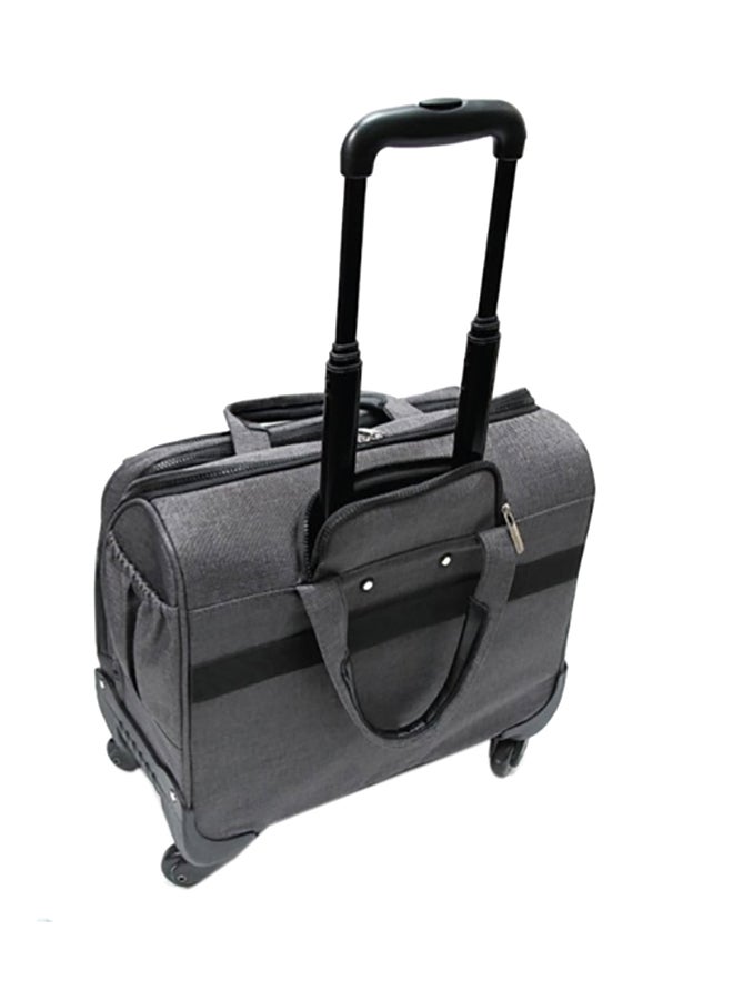 SANTHOME Softside Cabin Luggage Trolley Black | Best Price KSA | Riyadh ...