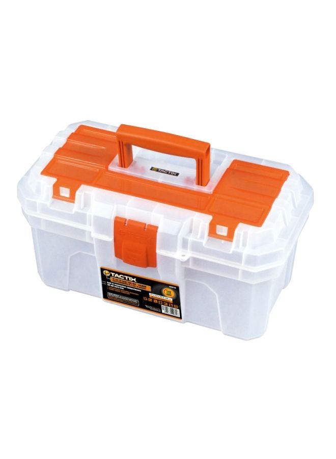 Tactix Tactix 16 Inches Plastic Tool Box, For Craft, Clear Medical ...