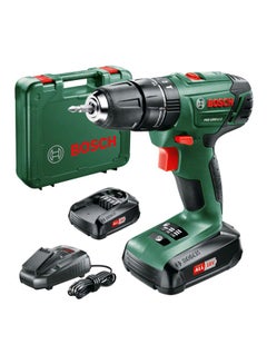 BOSCH LI-2 Cordless Combi Drill With 2x 18V Batteries And Case Green ...