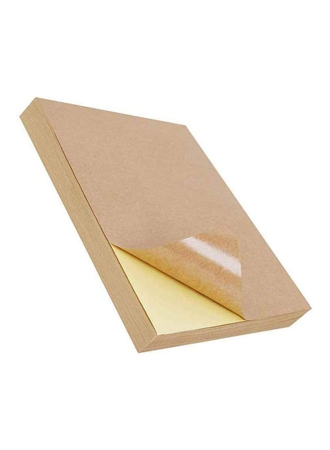 Generic 50-Sheet A4 Size Craft Paper Brown | Best Price UAE | Dubai ...