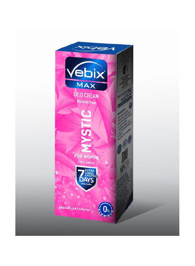 Vebix Deodrant cream maystic Clear 10grams | Best Price Egypt | Cairo, Giza