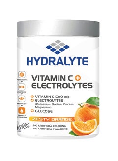 Hydralyte Vitamin C Electrolyte Powder Hydration Drink Mix Orange ...