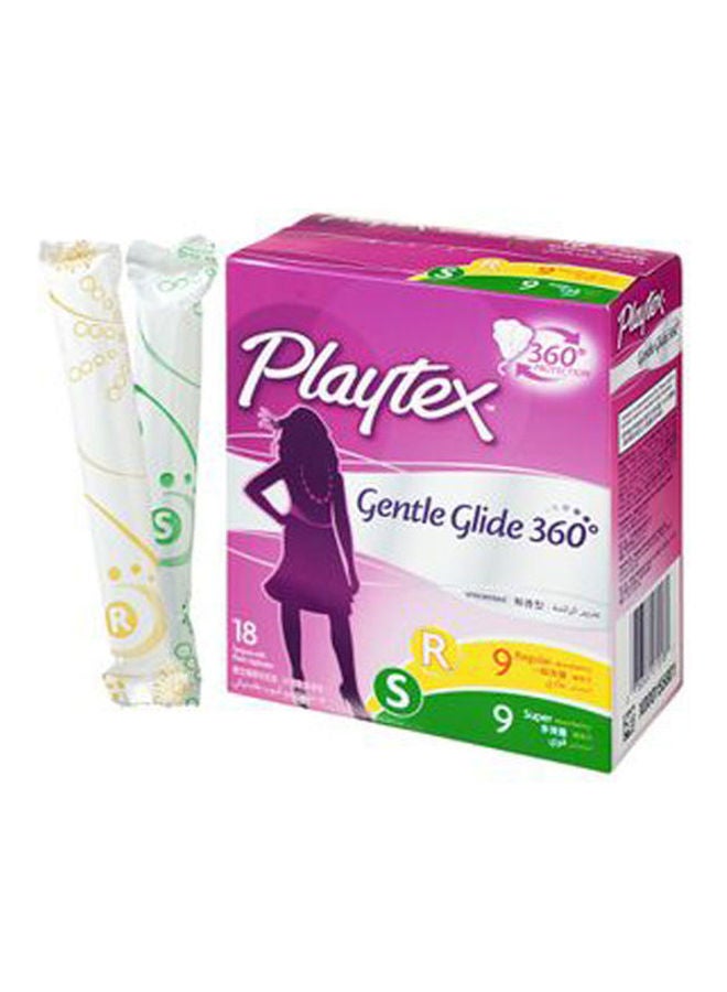playtex Playtex Gentle Glide 18 Tampons With Plastic Applicator(9 ...
