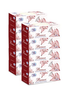 cool & cool Breeze Facial Tissues 150's, Assorted, Pack Of 10 White ...