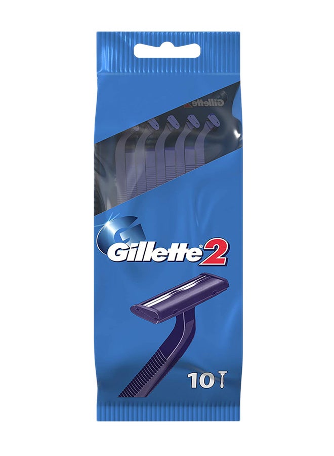 Gillette Disposable Razors 10 Count Blue | Best Price UAE | Dubai, Abu ...