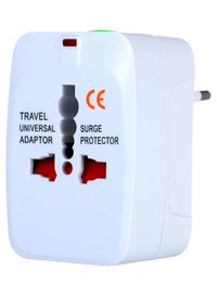 Generic Universal Plug Worldwide Travel Adapter White KSA | Riyadh, Jeddah