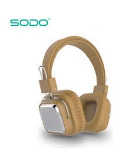 SODO SD-1003 Bluetooth Wired/Wireless Headphone Gold | Best Price KSA ...