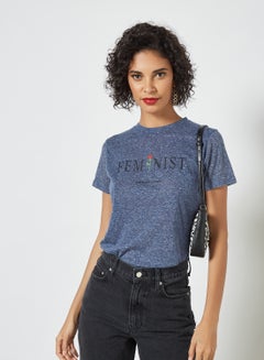 Sivvi x GenM Slogan Print T-Shirt Blue Egypt | Cairo, Giza