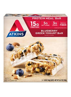 Atkins Blueberry Greek Yogurt Protein Meal 48grams Pack of 5 UAE ...