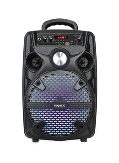 Impex Multimedia Portable Trolley Speaker With Mic And LED Light Black ...