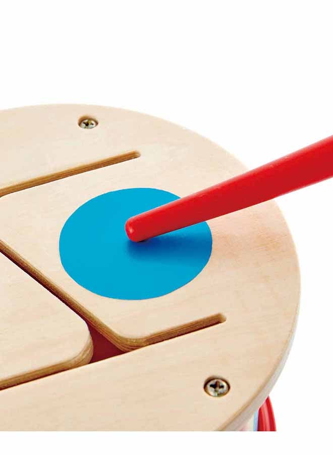 Buy Hape Double-Sided Drum| Wooden Double-Side Musical Drum Instrument ...