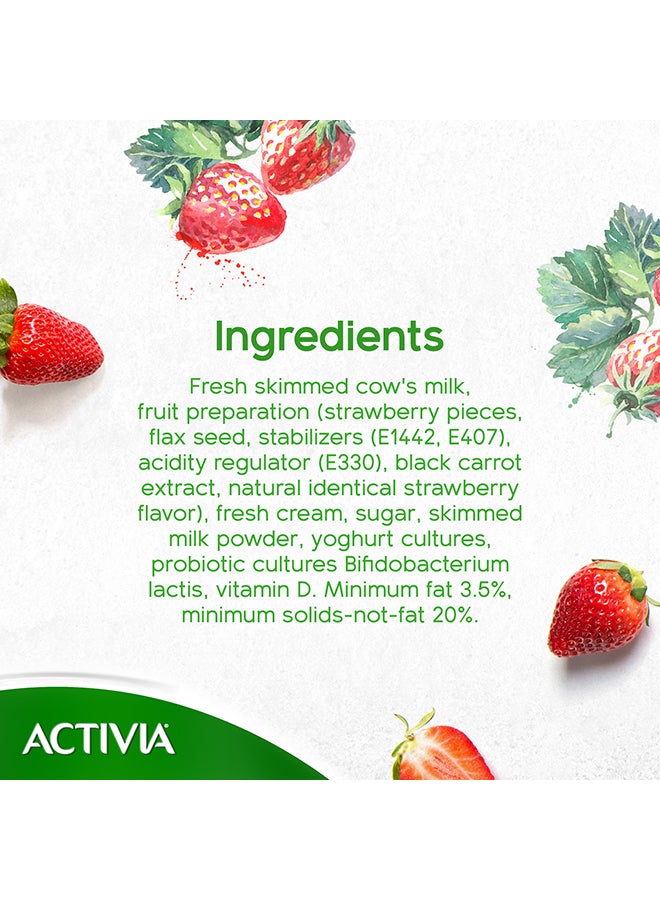 Buy Activia Stirred Yoghurt Full Fat Strawberry Online | 15 Minutes ...