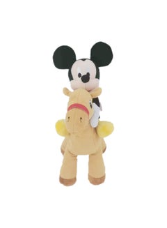 Disney Mickey On Camel Plush Toy 23x13x31cm KSA | Riyadh, Jeddah