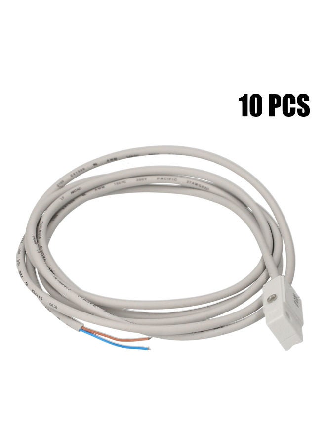 Generic 10-Piece Pneumatic Air Cylinder Magnetic Reed Switch Sensor ...