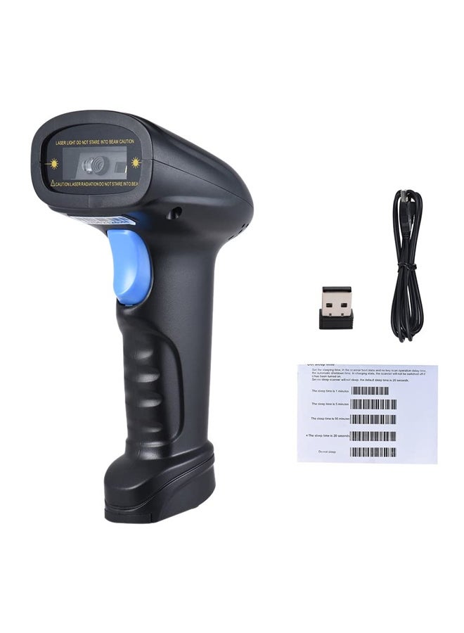 Aibecy Barcode Reader With USB Receiver Black/Blue | Best Price UAE ...